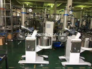 China Laboratory &amp; Industrial Hand Lift Rotary Evaporators 50l for Chemical Lab /alcohol distillation equipment supplier